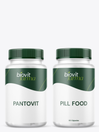 Pantovit 60 Cápsulas + Pill Food 60 Cápsulas | Biovit